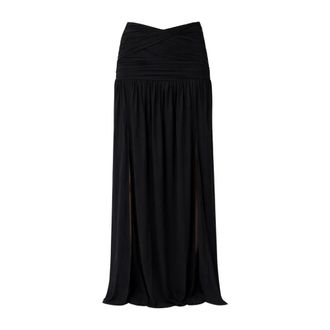 Amazu&igrave;n Amazuin, Femme, Jupes, Noir, Taille: ONE Size Maxi Jupe