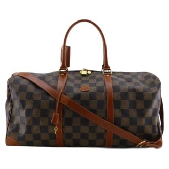 Fendi unisex, Pre-owned, Brun, Taille: ONE Size Pre-owned Pequin PVC Boston Bag