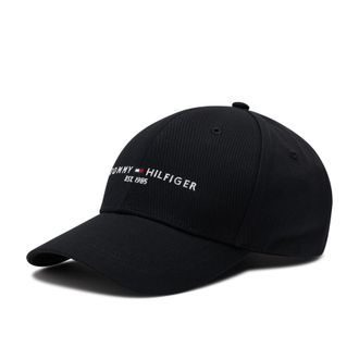 Tommy Hilfiger Cap Tommy Hilfiger Th Established Cap AM0AM07352 Schwarz