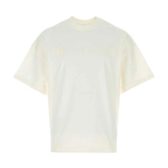 Jil Sander Homme, Tops, Blanc, Taille: S T-Shirt CN SS