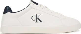 Calvin Klein Sneakers Calvin Klein 3 Cupsole Derby Pu Smo HM0HM02458 Wei&szlig;