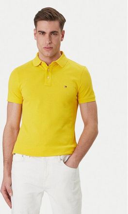 Tommy Hilfiger Poloshirt 1985 MW0MW17771 Gelb Slim Fit