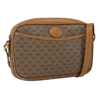 Gucci Sac Bandouli&egrave;re Vintage Pre-owned - Femme - Pre-owned - Brun - Taille: ONE Size