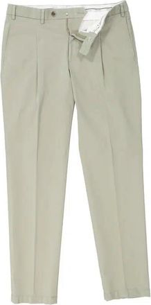 Hiltl Herren Bundfaltenhose gr&uuml;n