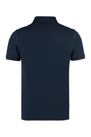 Dolce & Gabbana Mens Polo Shirt Short-Sleeve Cotton Blue T-shirts And Polos