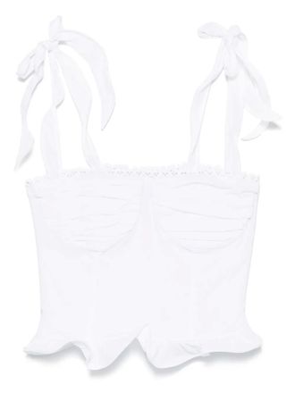 Charo Ruiz Ibiza haut Dessine - Blanc