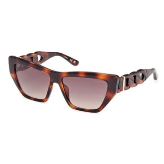 Guess Femme, Accessoires, Brun, Taille: ONE Size Lunettes de soleil &eacute;l&eacute;gantes avec verres d&eacute;grad&eacute;s marron