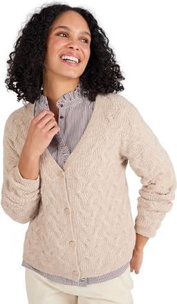 Damart Gilet torsadé Thermolactyl Femme Marron Chiné Taille 50/52