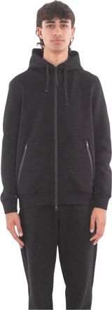 Duno Homme, Sweatshirts et sweats &agrave; capuche, Noir, Taille: XL Tech Jersey Full Zip Sweat &agrave; capuche