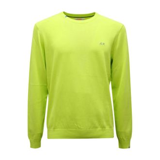 Sun 68 K34101 Pullover mit Rundhalsausschnitt - - Knitwear - Herren - Gr&uuml;n - M
