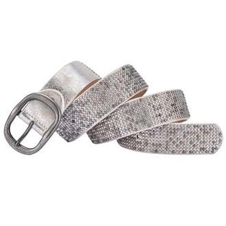 Generic Ceinture en cuir à rivets style punk vintage pour femme, 1, 105 cm