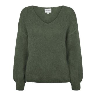 Americandreams Americandreams, Femme, Pulls, Vert, Taille: 44 FR Milana LS Alpaca Pullover