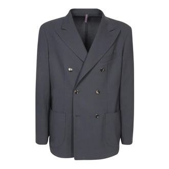 Dell'Oglio Homme, Vestes, Bleu, Taille: L Blazer Bleu pour Homme