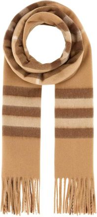 Burberry Giant Check Cashmere Schal - - Accessories - Damen - Beige - ONE SIZE