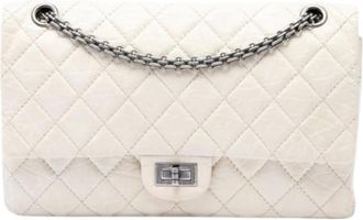 Chanel Sac bandouli&egrave;re Reissue Flap Pre-owned - Femme - Pre-owned - Blanc - Taille: ONE Size