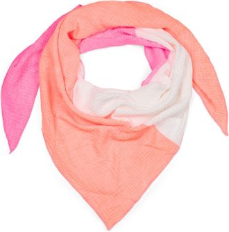 styleBREAKER Tuch 3-Farbiges Musselin Dreieckstuch
