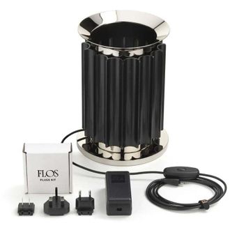 FLOS [GEBRAUCHT] B-Ware Flos Taccia Led Tischleuchte Basis Zubeh&ouml;r St&auml;nder Schirm 375mm 5.2kg Schwarz