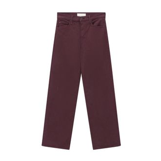 Mother The Rerun Zip Sneak - - Trousers - Herren - Lila - W30