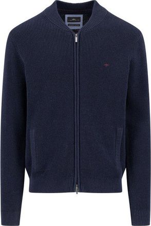Fynch-Hatton Strickjacke normale Passform, mit Stehkragen, f&uuml;r l&auml;ssigen College-Look