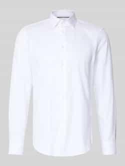 Jake*s Slim Fit Business-Hemd aus reiner Baumwolle