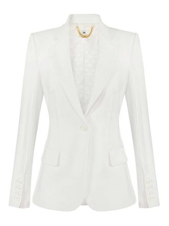 Elisabetta Franchi Blazer - Cr&egrave;me