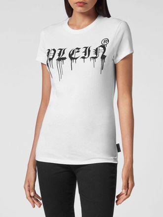 Philipp Plein T-shirt Gothic en jersey avec logo et application de strass