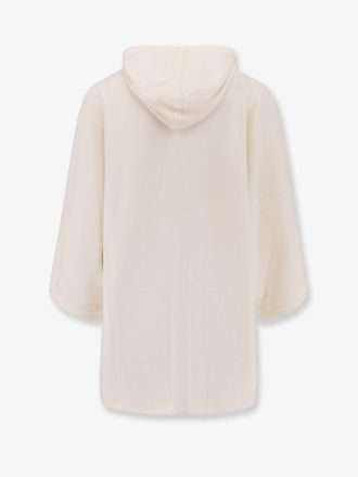 Max Mara Womens Aster Virgin Wool Cardigan White Sweater
