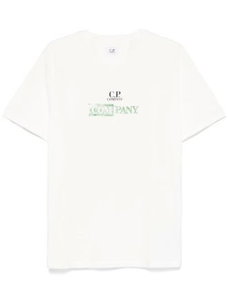 C.P. Company t-shirt à logo imprimé - Blanc