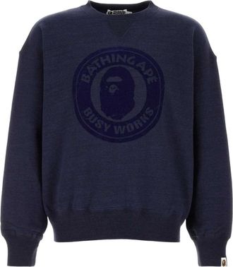 A Bathing Ape A Bathing Ape, Homme, Sweatshirts et sweats &agrave; capuche, Bleu, Taille: XL Oversize SweaT-shirt