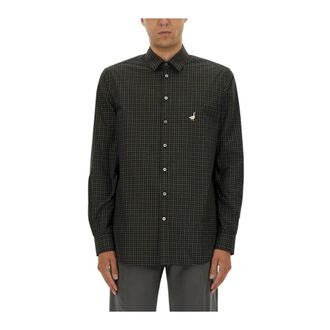 Moschino Hemd mit G&auml;nse-Stickerei - - Shirts - Herren - Mehrfarbig - M