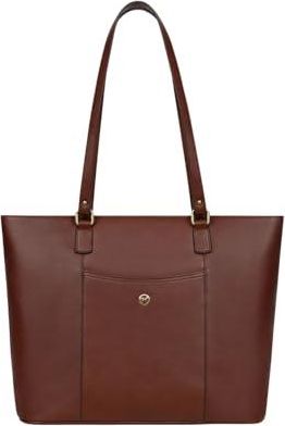 Pellet Sac cabas port&eacute; &eacute;paule - Compatible format A4 et t&eacute;l&eacute;phone portable - Pour Femme - Collection Ondine - Marron