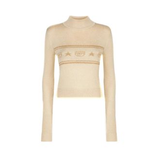 Chiara Ferragni Pullover - - Knitwear - Damen - Beige - XS
