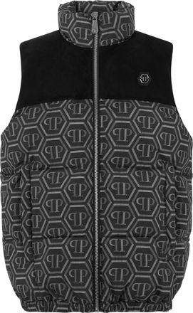 Philipp Plein Kurze Weste Monogram