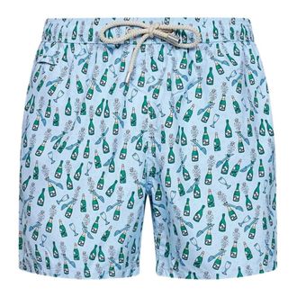 MC2 Saint Barth Happy Sabrage 30 Badeshorts - - Swimwear - Herren - Blau - S