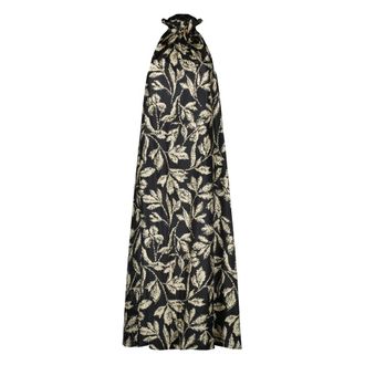 Max Mara Silk Twill Maxi Dress - - Dresses - Damen - Schwarzk - 3XS