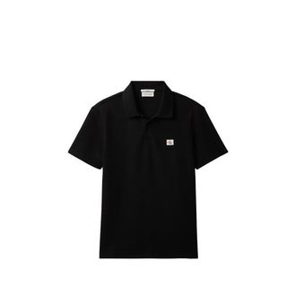 Calvin Klein Polo c&ocirc;tel&eacute; &agrave; logo en coton m&eacute;lang&eacute;