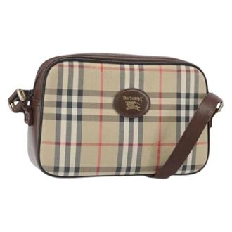 Burberry Pre-owned Canvas Shoulder Bag - - Pre-owned - Damen - Beige - ONE SIZE