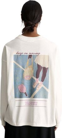 Marc O'Polo Denim Longsleeve relaxed aus Heavy Jersey, gro&szlig;er R&uuml;ckenprint