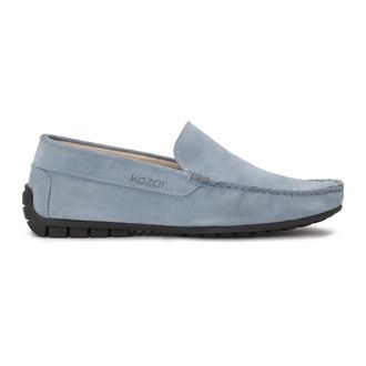 Kazar Herren hellblaue Wildledermokassins - - Shoes - Herren - Blau - 46 EU
