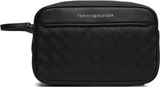 Tommy Hilfiger Kosmetiktasche Th Modern Monogram Washbag AM0AM14828 Schwarz