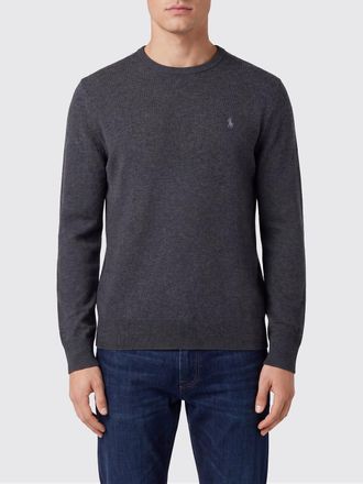 Polo Ralph Lauren Wollpullover mit Rundhalsausschnitt und gesticktem Pony-Logo