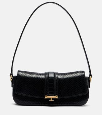 New Arrivals Sac port&eacute; &eacute;paule Obscura.06 en cuir