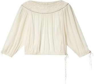Isabel Marant Blouse ample Nelida en gaze de soie