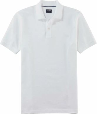 Olymp Klassisches Poloshirt - - Tops - Herren - Wei&szlig; - M