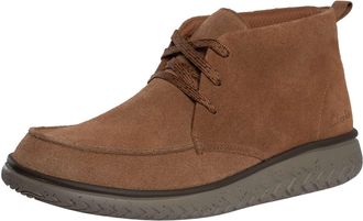 Clarks Premium Herren Relaxlite Moc Chukka-Stiefel, Cola Suede, 42 EU