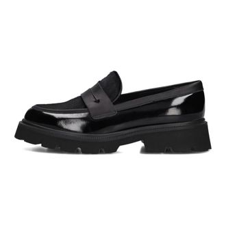 Stefano Lauran Retro Charme Schwarze Loafers - - Shoes - Damen - Schwarzk - 40 EU