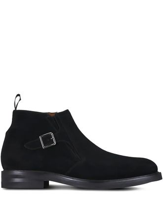 Ron White Stiefel aus Wildleder - Schwarz