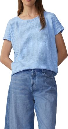 s.Oliver Relaxed-Fit-Shirt in Struktur-Optik