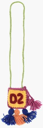 Dsquared2 Cotton AirPods Case SOUVENIR FROM PERU with Tassels size One Size