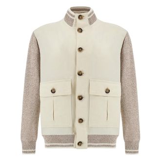 Paul & Shark Homme, Vestes, Beige, Taille: 2XL Ibrido Bottoni Cotone